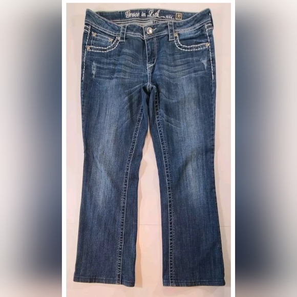 Grace in LA | Jeans | Grace In La Jeans Women 343 Blue Bootcut Denim ...